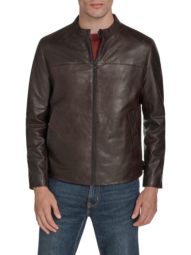 ANDREW MARC Andrew Marc Leather Racer Jacket